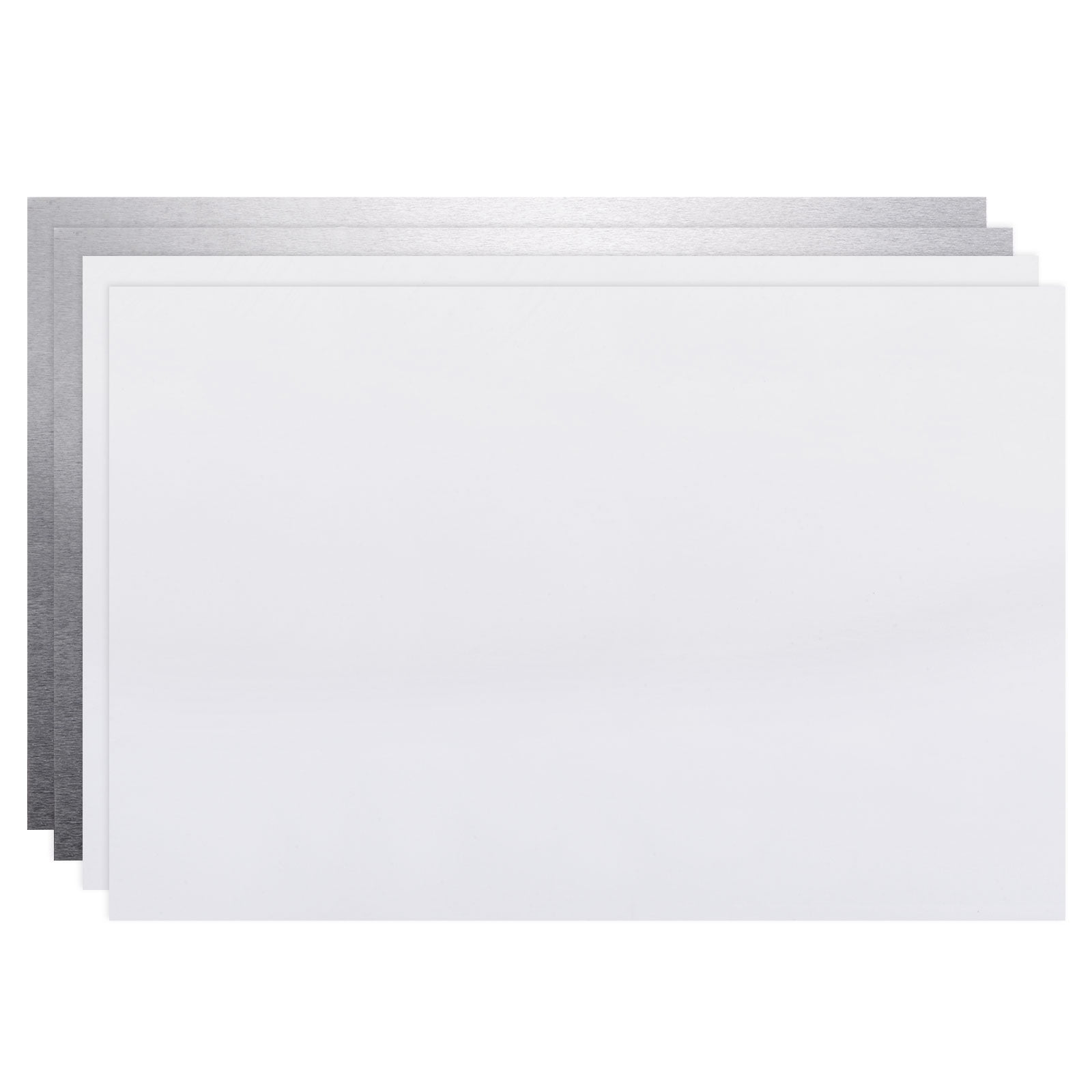 Sublimation Metal Blanks 200x150x0.4 Aluminum White, 4 Pieces - Walmart.com