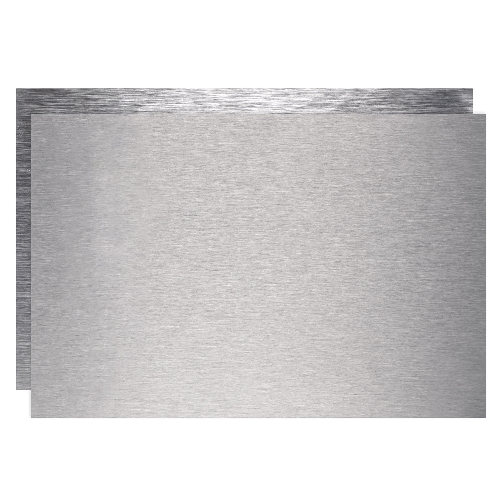 Sublimation Metal Blanks 4x6 Inch Aluminum, Wire Drawing Silver, 2 ...