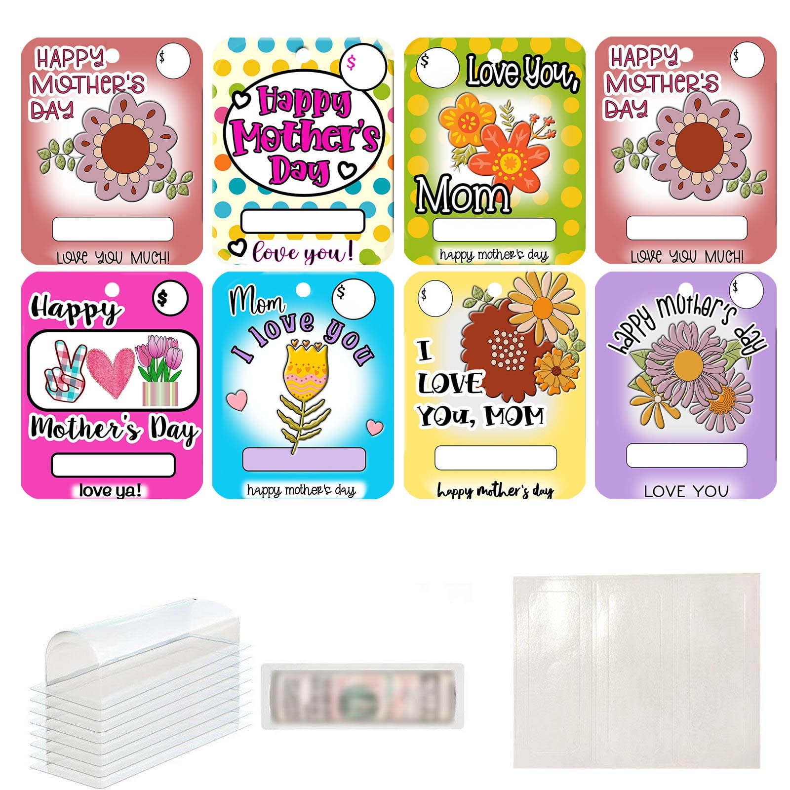Sublimation Money Card Blanks Mother's Day Money Gift Card Holder with ...