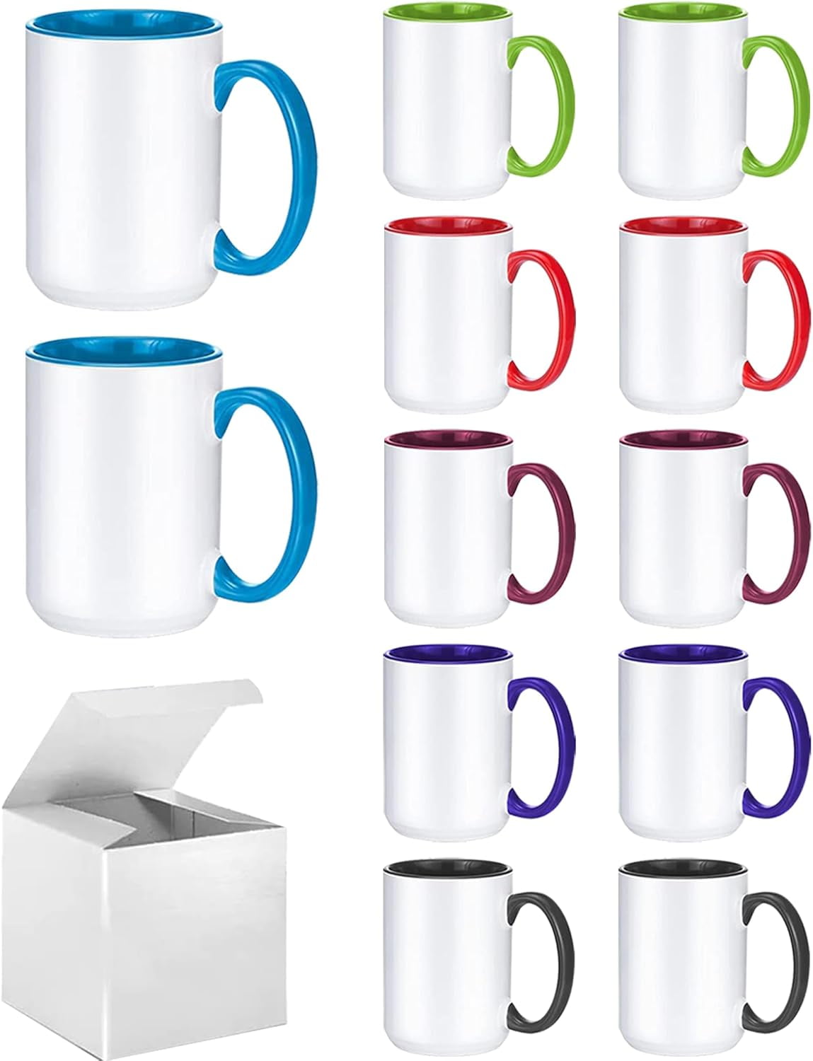 Sublimation Mug, Sublimation White Coffee Cup Blank Sublimation Mug ...