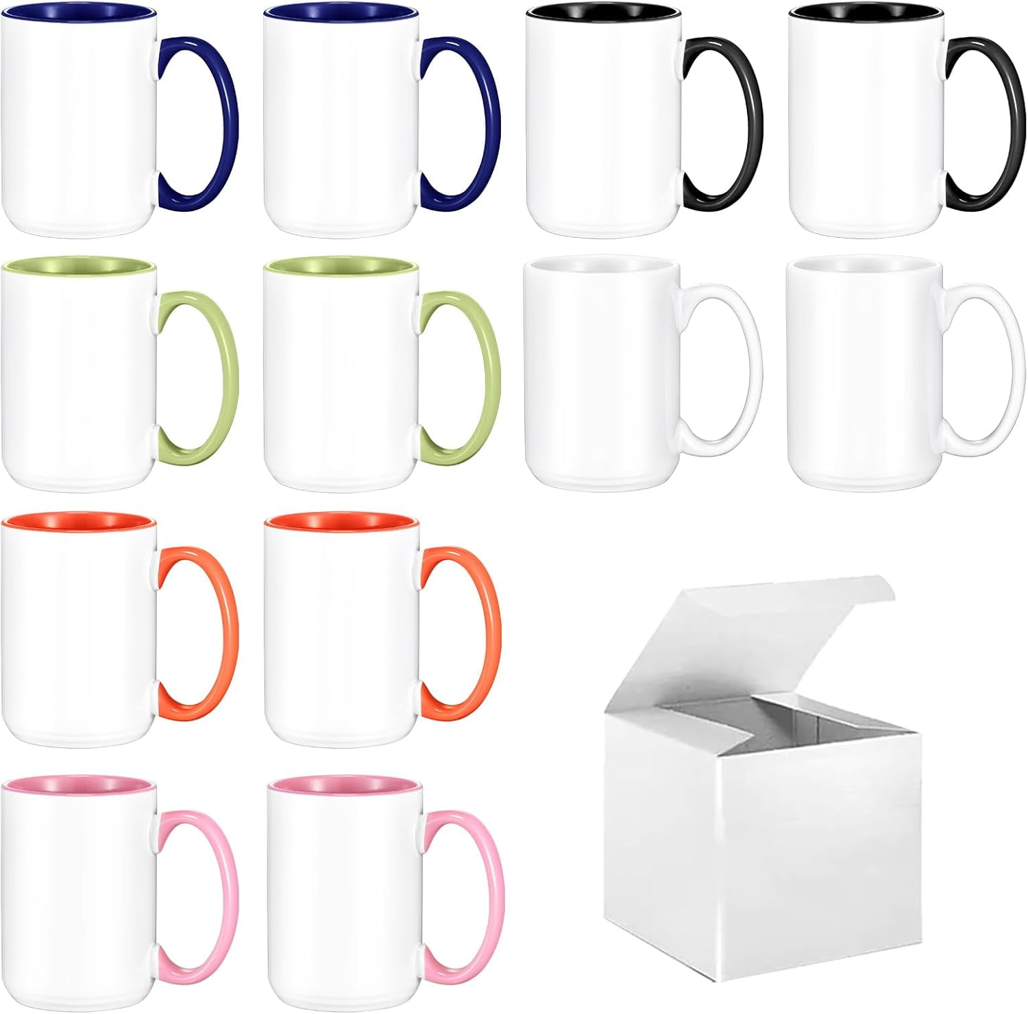 Sublimation Mugs 15 oz Sublimation Cups Bulk Coffee Mugs Tazas Para ...
