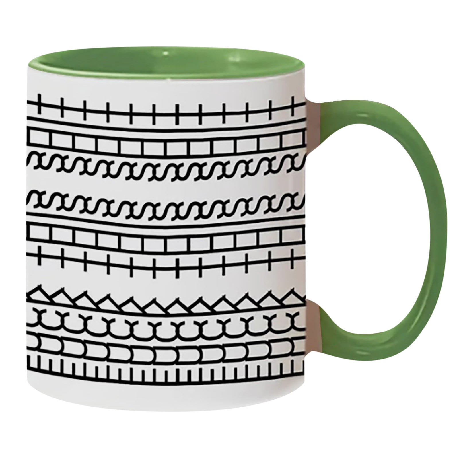 Sublimation Mugs Blank Mug Rack Beaker Mug with Handle Cups 2oz Glass ...