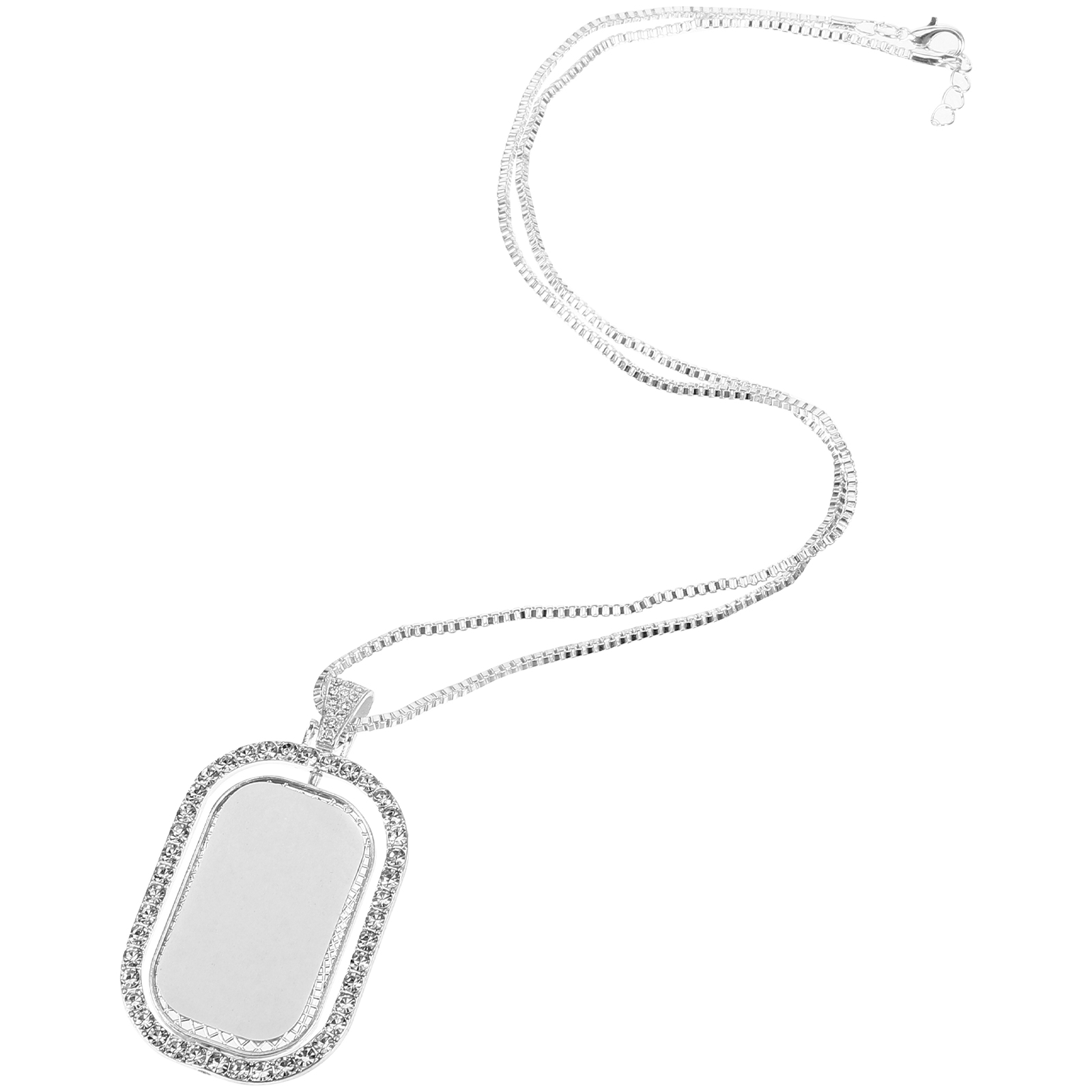 Sublimation Necklace Heart Necklaces Jewelry for Men Blank with Chain ...