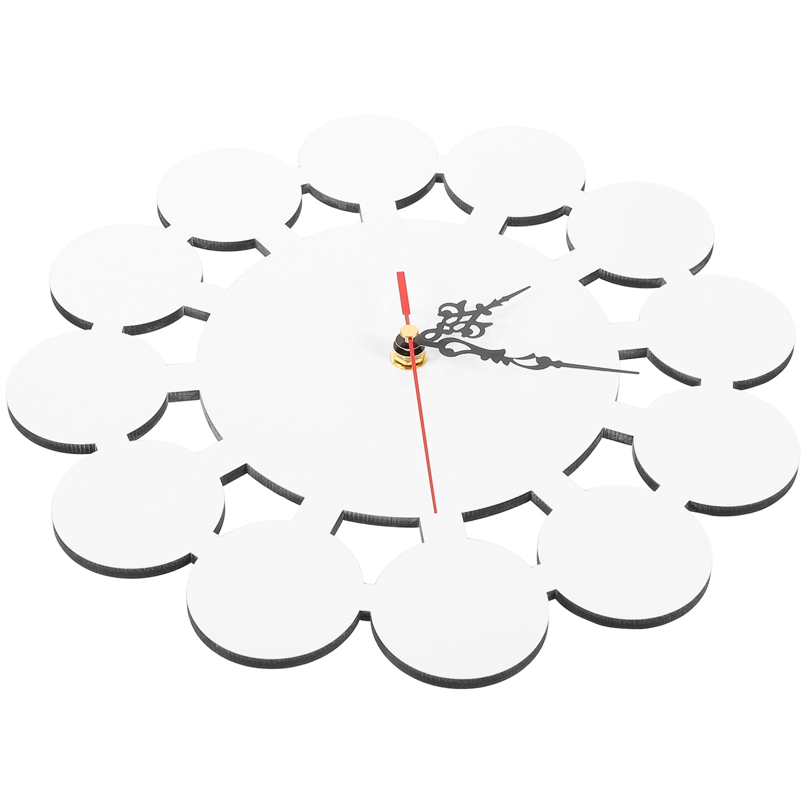 HEANUJJ Creative Low Noise Sublimation Wall Clock for Bedroom and ...