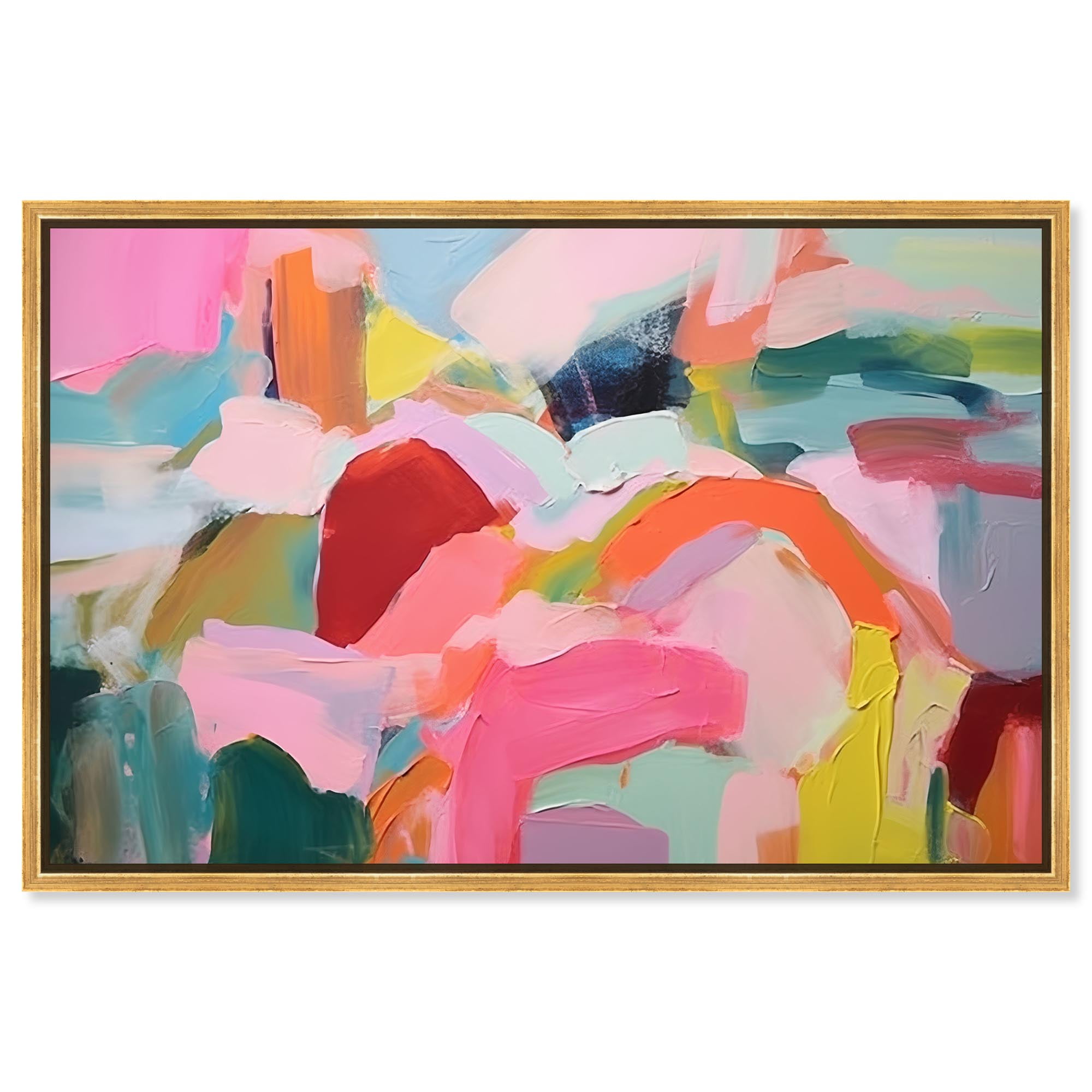 Sublime Fusion Layers III Canvas Maximalist Abstract by Art Remedy ...