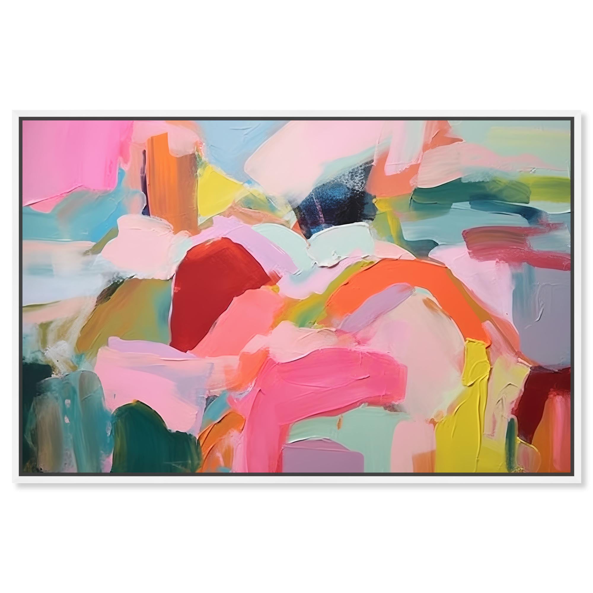 Sublime Fusion Layers III Canvas Maximalist Abstract by Art Remedy ...