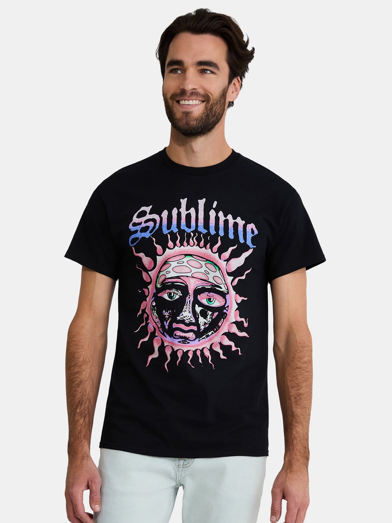 Sublime Men's & Big Men's Cotton Graphic Tee, Sizes S-3XL - Walmart.com