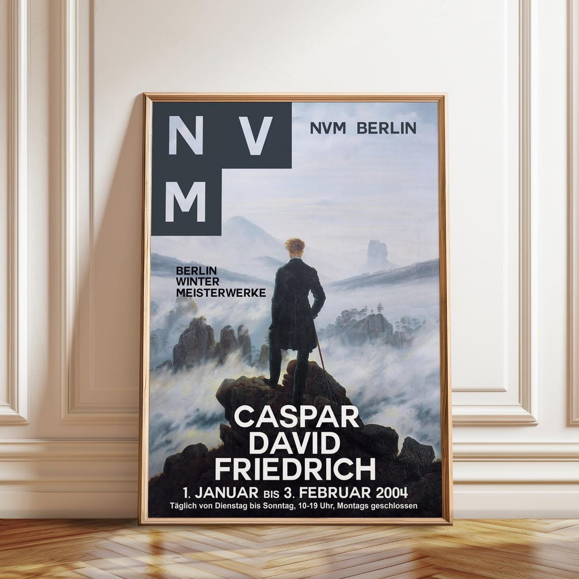 Sublime Visions: Caspar David Friedrich Exhibition Poster - Museum ...