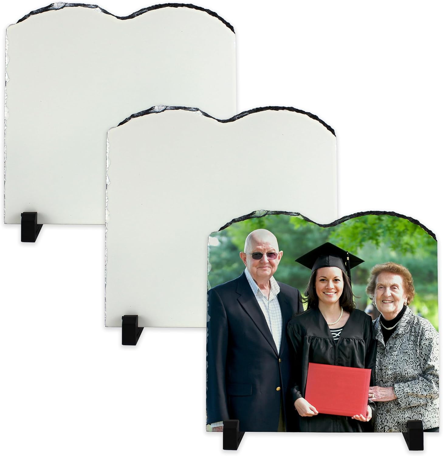 Sublislate Sublimation Slate Blank With Gloss Finish, 7.8" X 7.8 ...