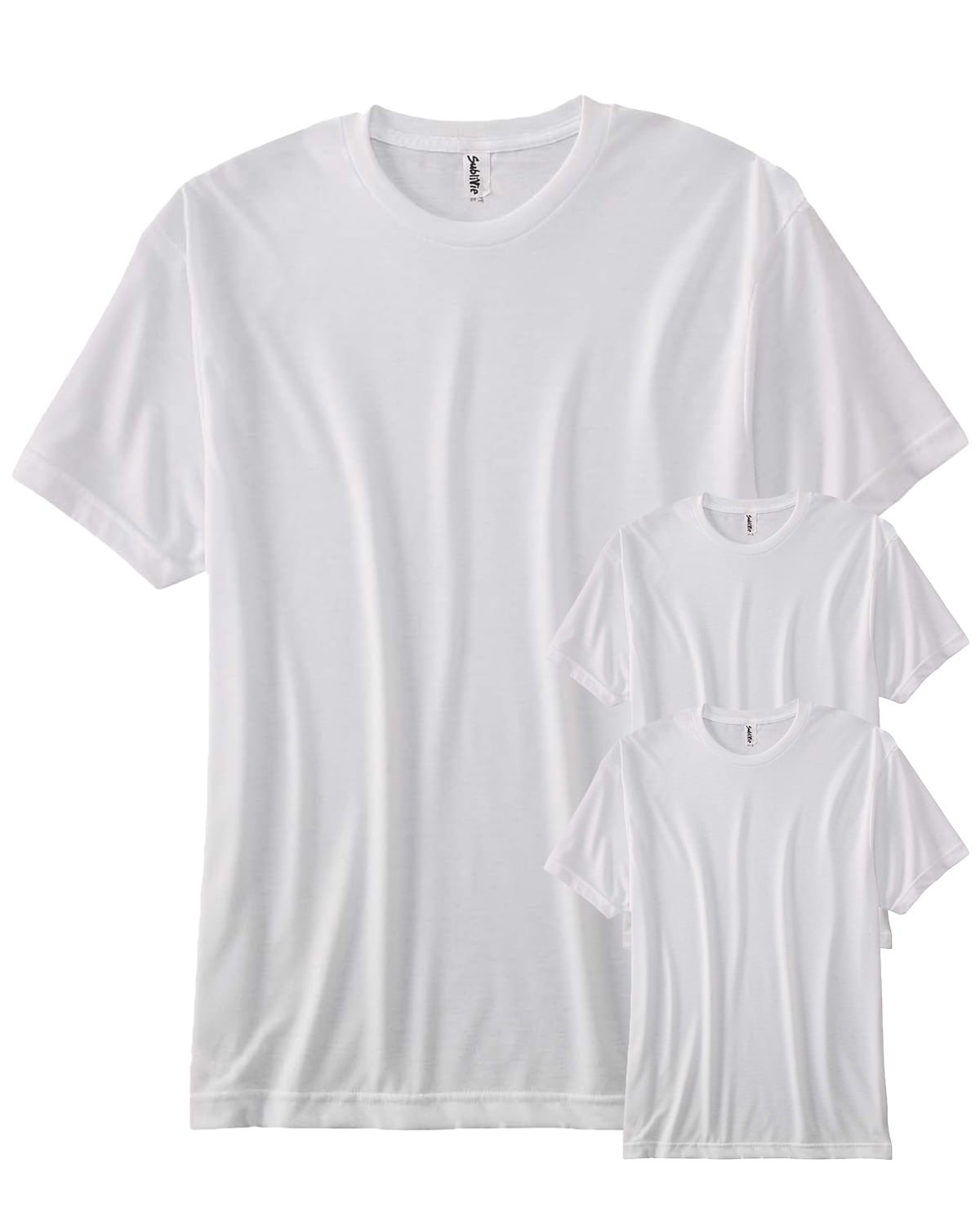 Sublivie 1910 Polyester T-Shirt, Pack Of 3 - Walmart.com