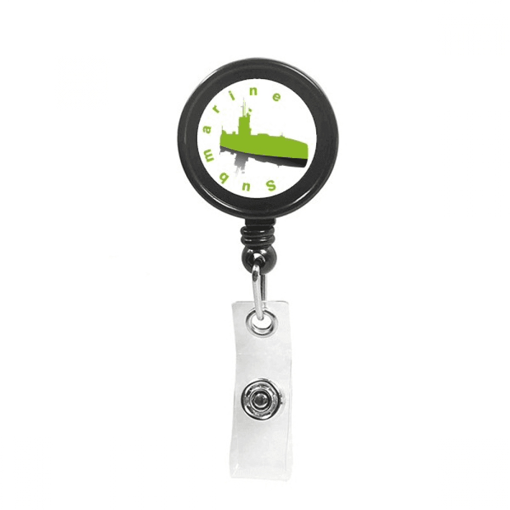 Submarine Sank Underwater Ocean Retractable Keychain Badge Holder ID ...