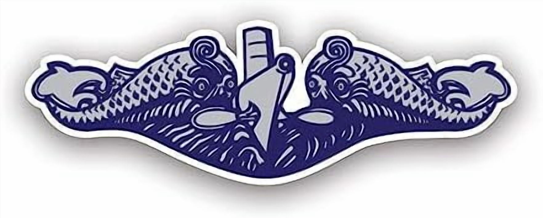 Submarine Warfare Dolphins Sticker Decal - Self Adhesive Vinyl ...