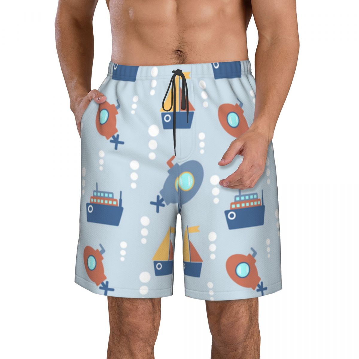 Submarines Quick Dry Swimming Shorts For Men Swimwear Swimsuit Swim ...