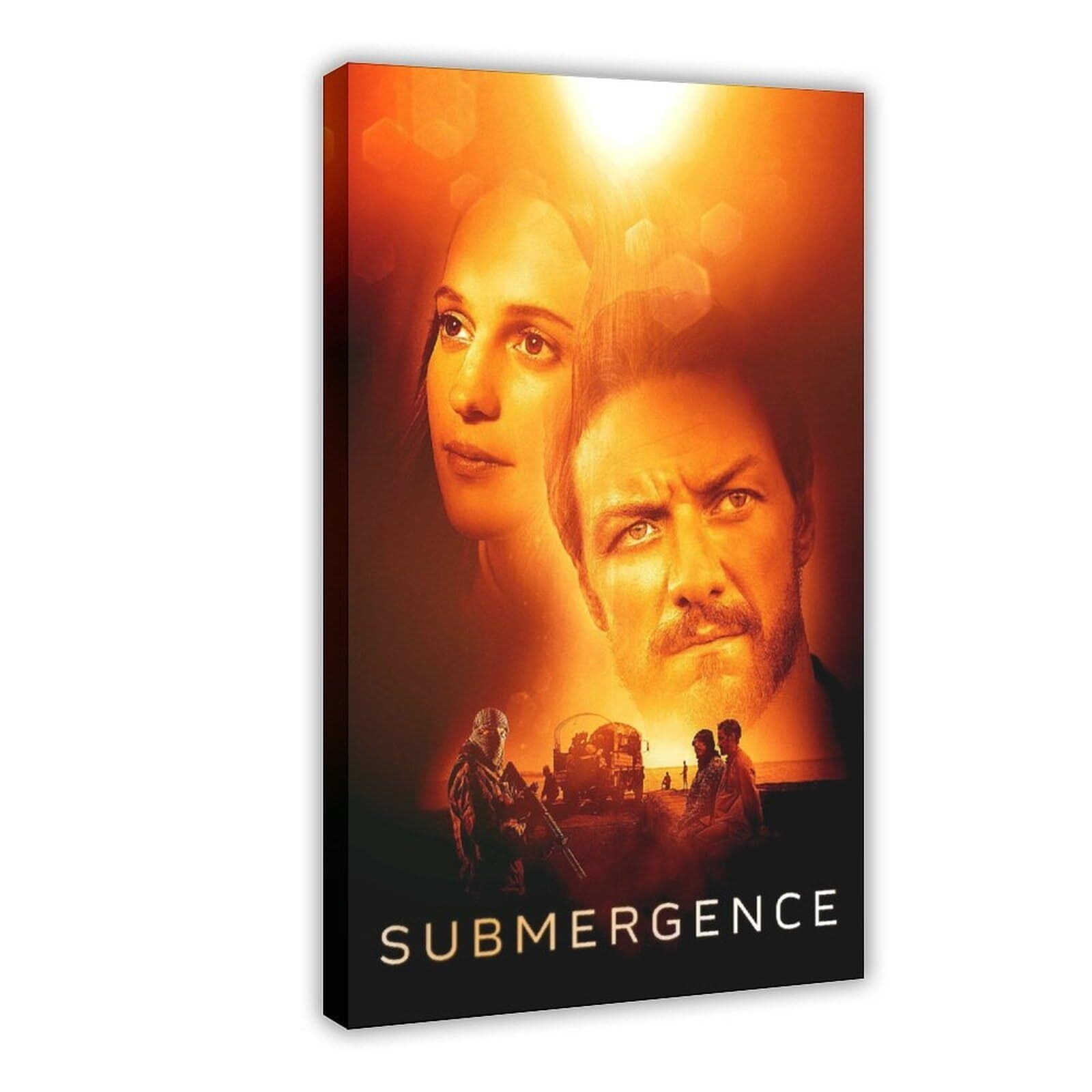 Submergence Movie Poster Cover Art Deco 2 Canvas Poster Bedroom Decor ...