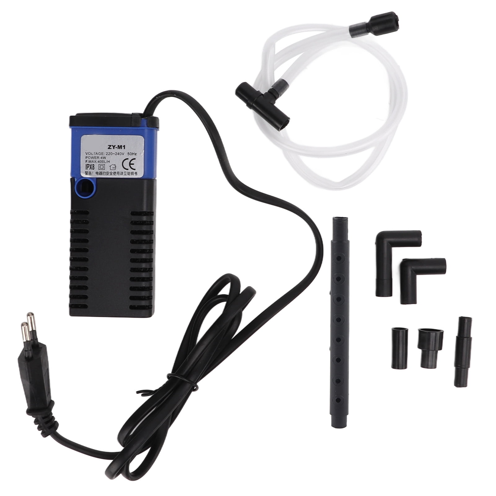 Submersible Aquarium Filter Mini 3 in 1 Fish Tank Internal Filter with ...