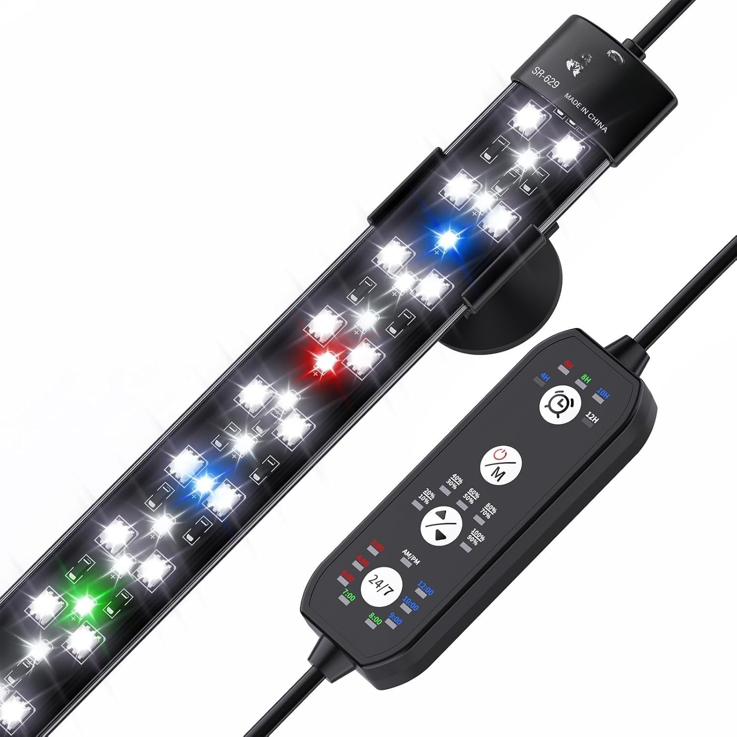 Submersible Aquarium Light for 28 to 54 Inch Fish Tank, 24/7 Cycle Fish ...