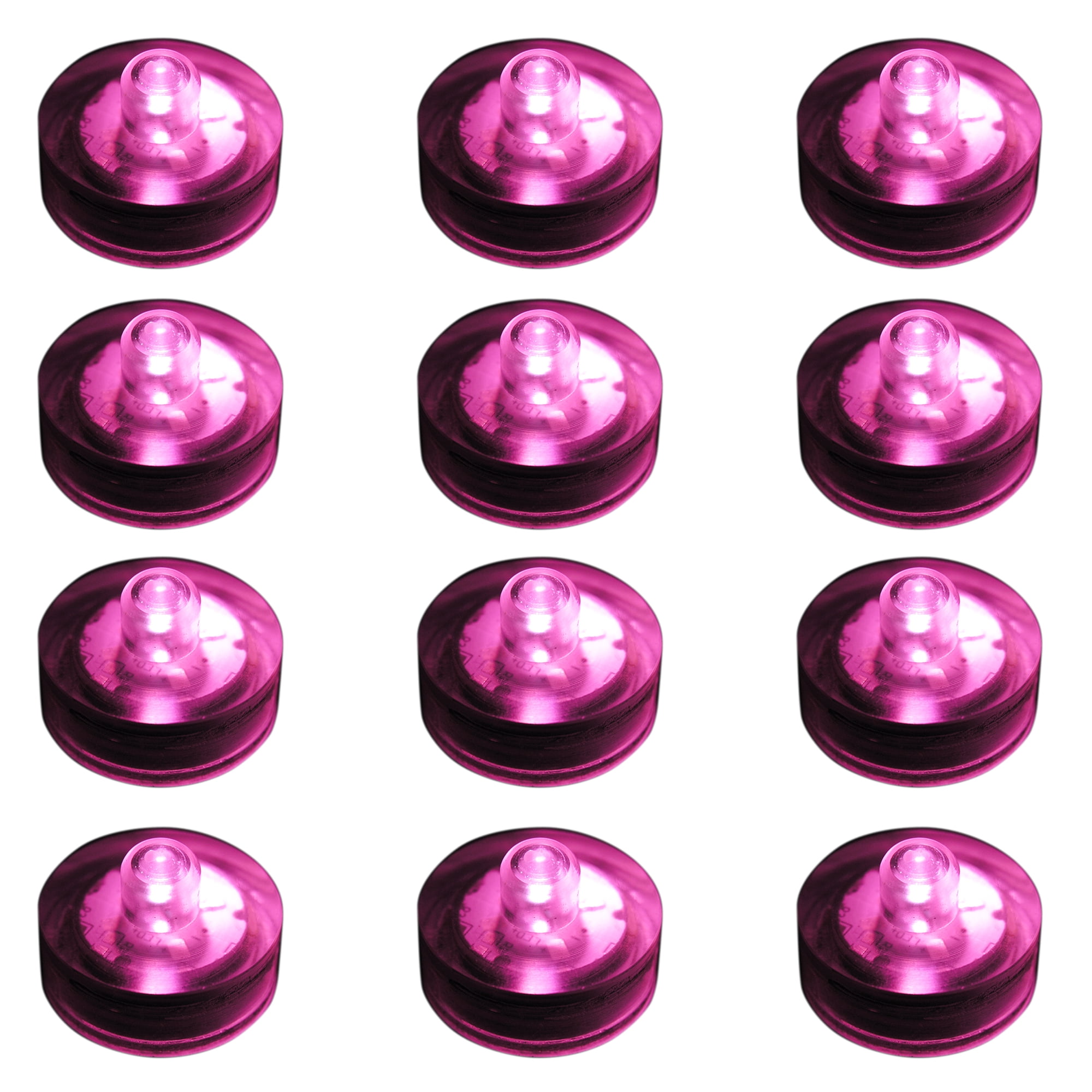 Submersible Battery Operated LED Lights - 12 Count (Pink) - Walmart.com