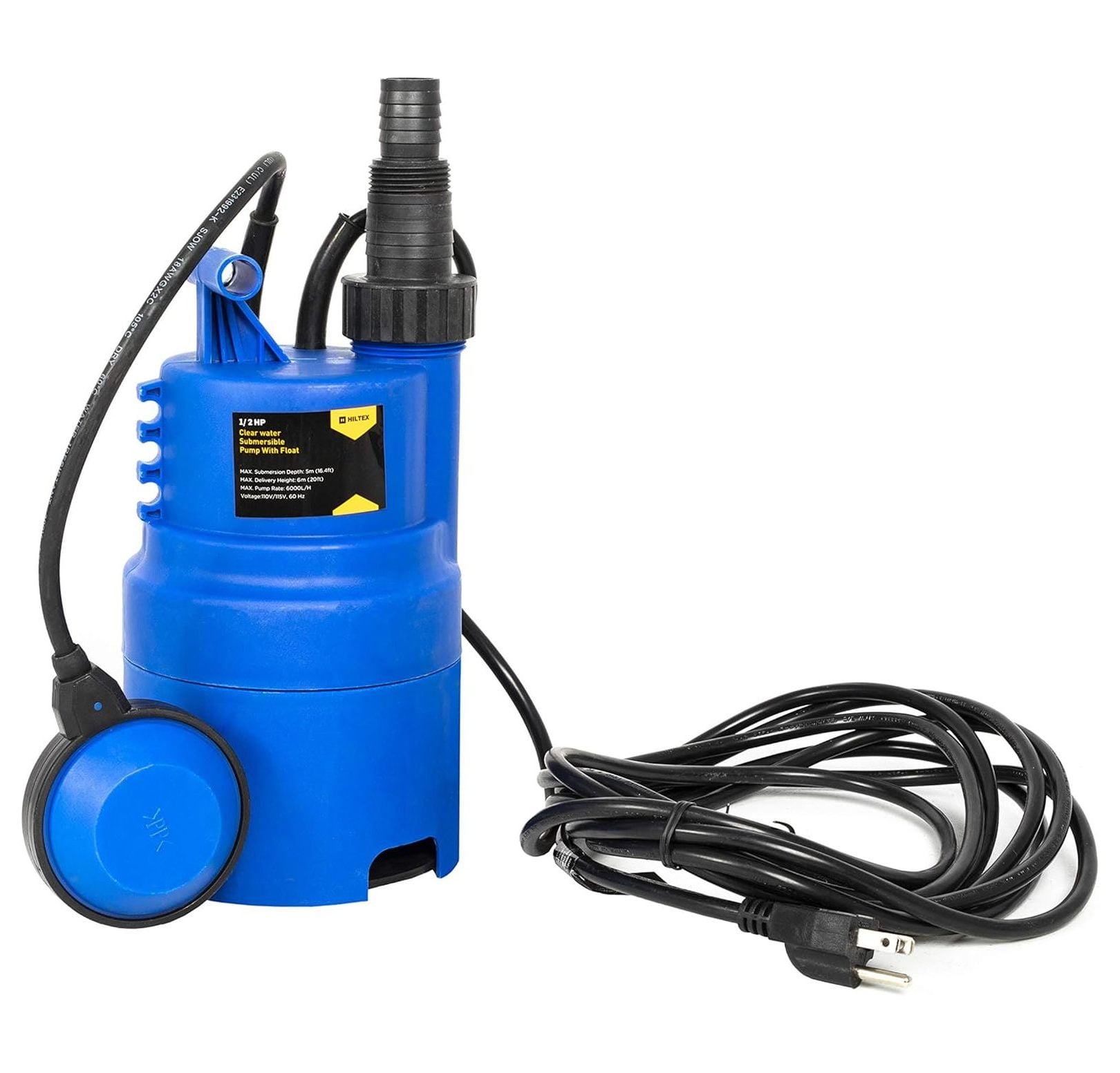 Submersible Drain Pump and 20' Water Hose, Sump Pump Kit for Pools, Hot ...
