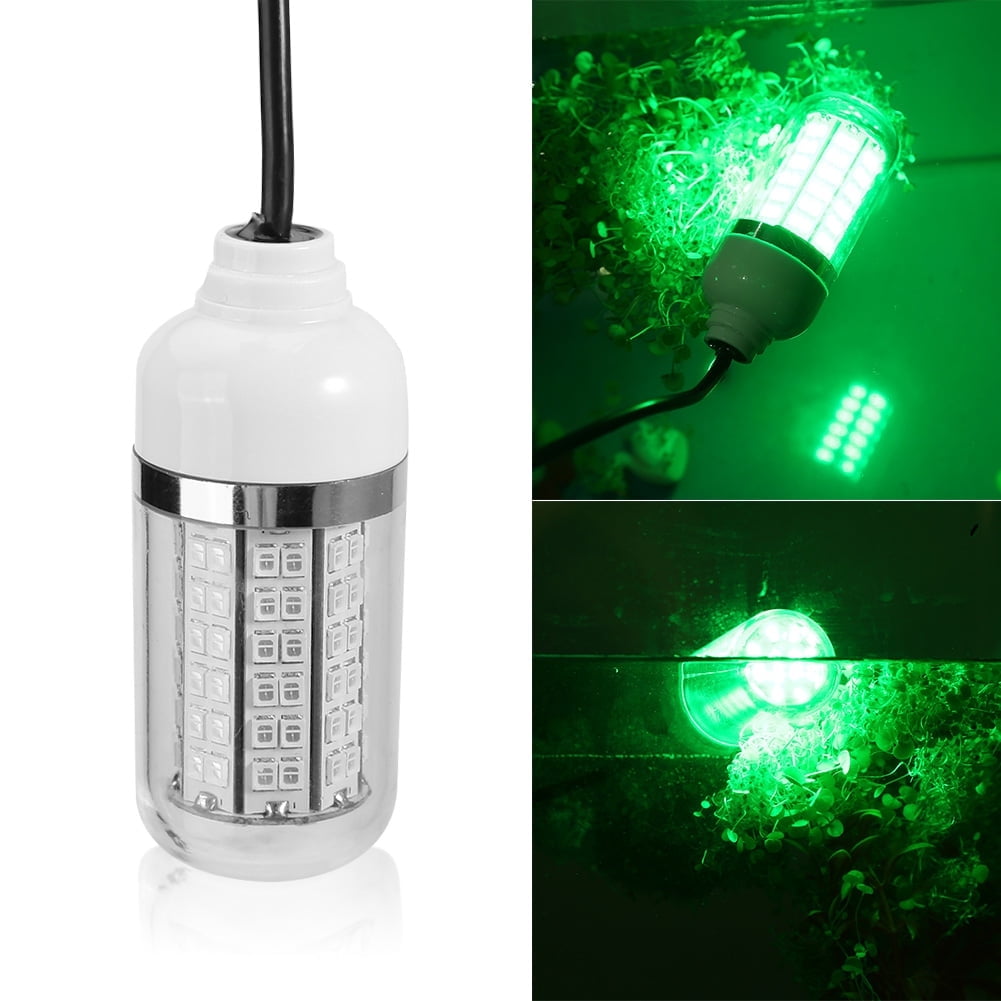 Eotvia Submersible LED Fishing Light, 360° Green Waterproof Lamp, 5m ...