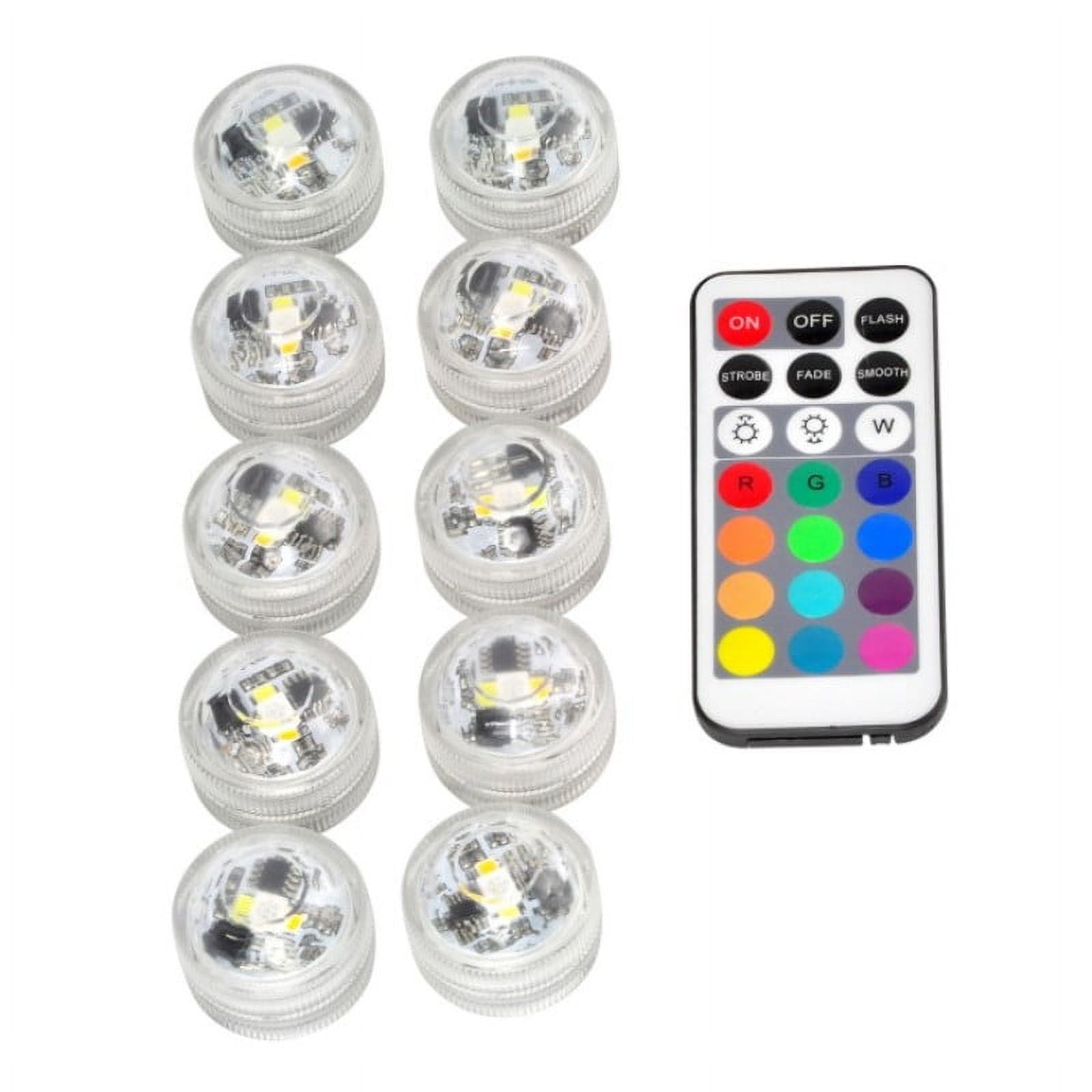 Submersible LED Light for Party Event, Waterproof Flameless Battery ...