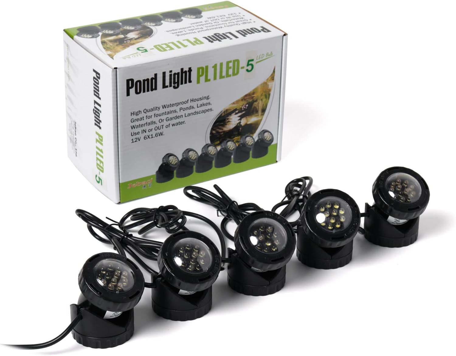 Submersible LED Pond Light, Set of 5 - Walmart.com