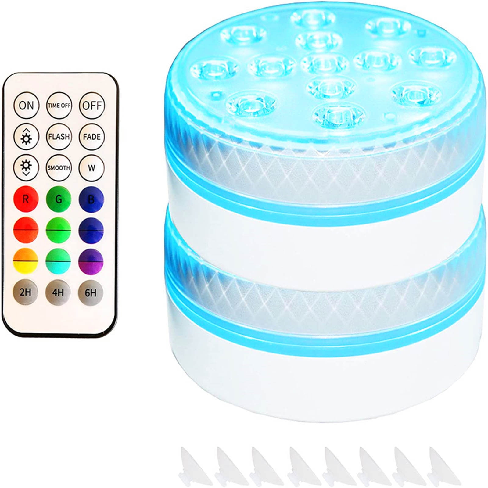 Submersible Led Lights, Submersible Waterproof RGB Change Remote ...