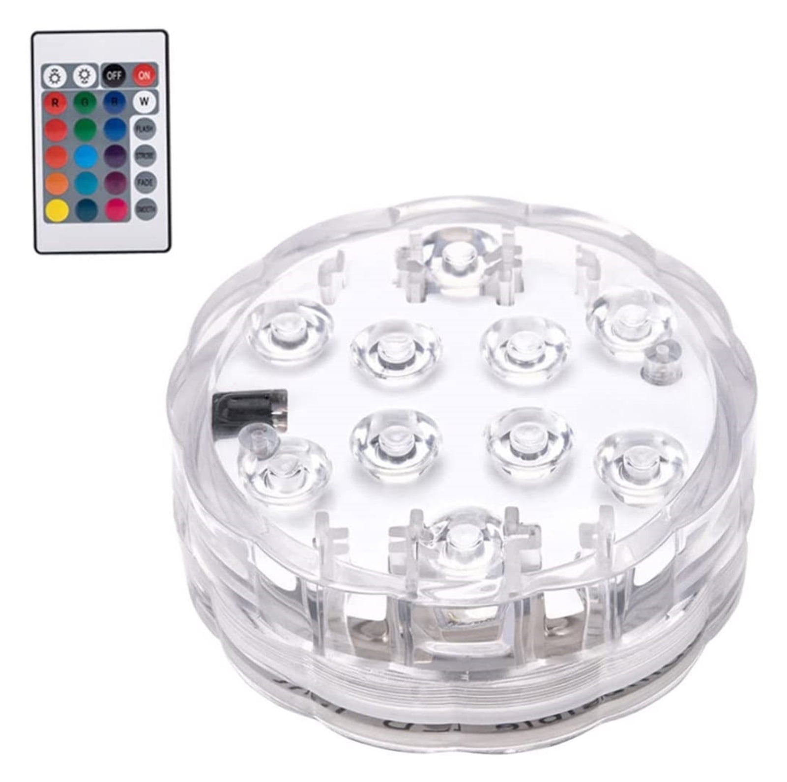 Submersible Led Lights With Remote Battery Operated Underwater Pond ...