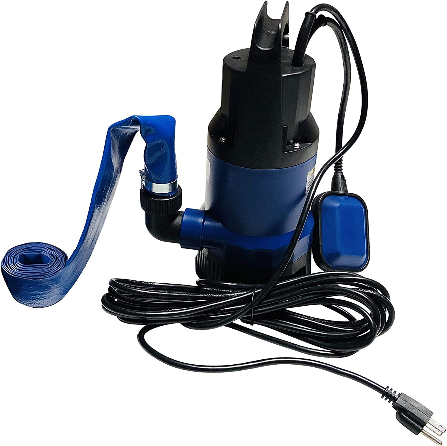 EZ Travel Collection Submersible Pool/Spa Drain Pump, 1/2 HP, with 5ft ...
