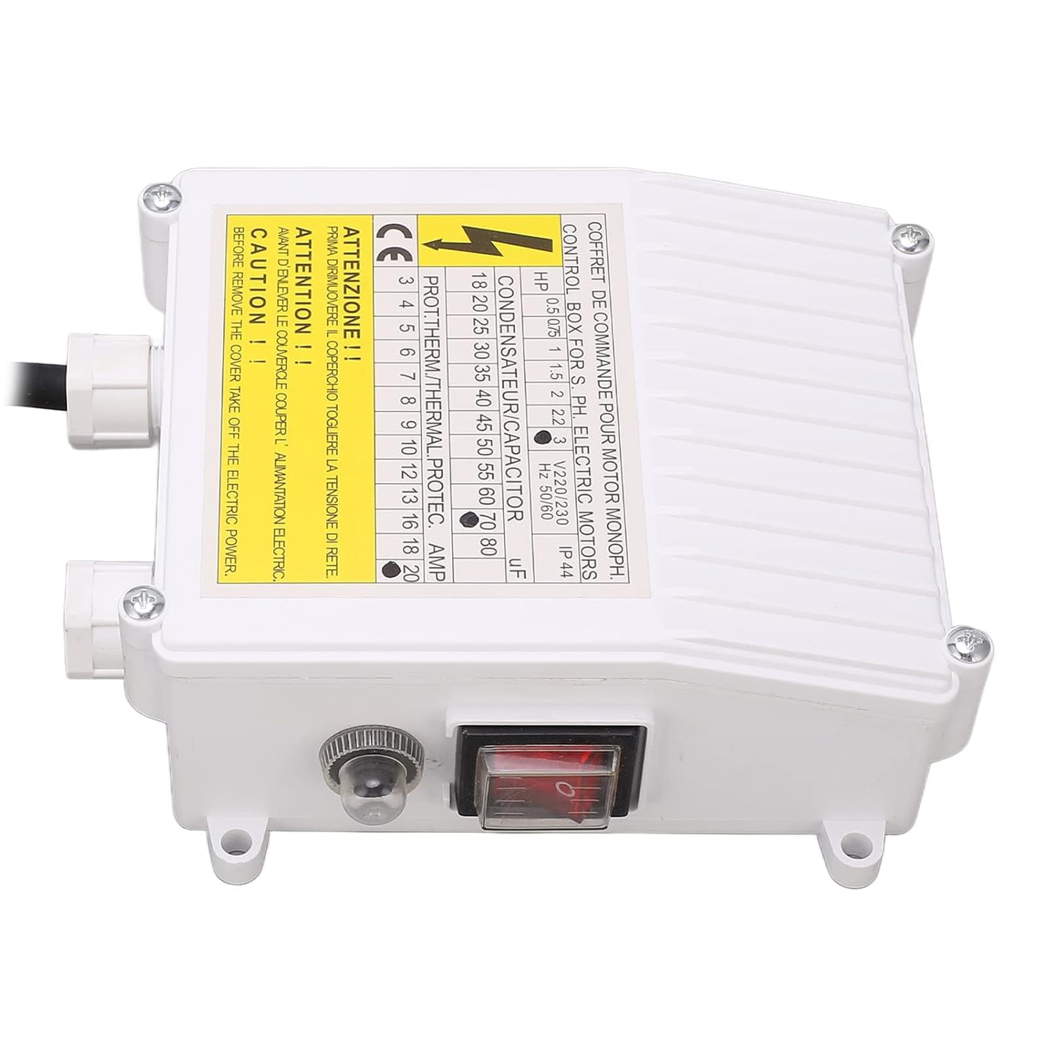 Submersible Pump Controller, Deep and Well Pump Control Box for Home ...