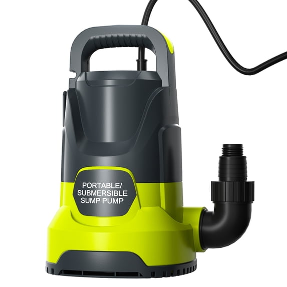 Submersible Water Pump 1.5HP 5500GPH Portable Sump Pump for Pool ...