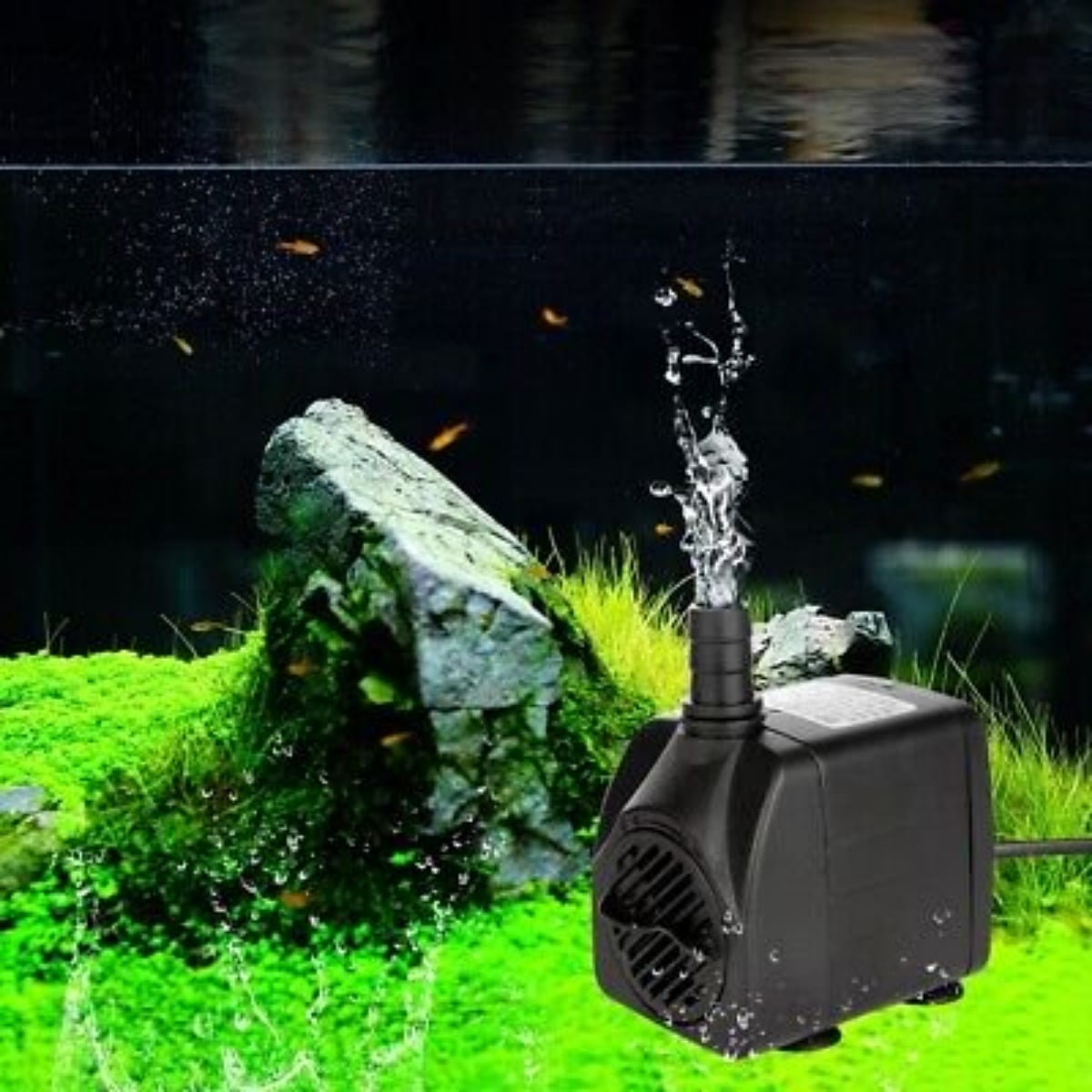 Submersible Water Pump, Fountain Pump High Lift, Ultra Quiet ...