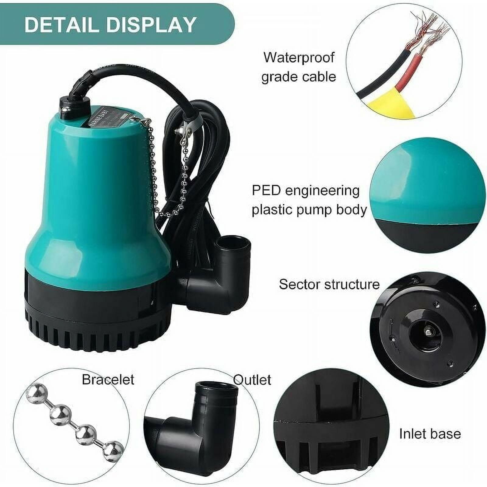 Durable Submersible for Hydroponic Systems, Small And Handy With ...