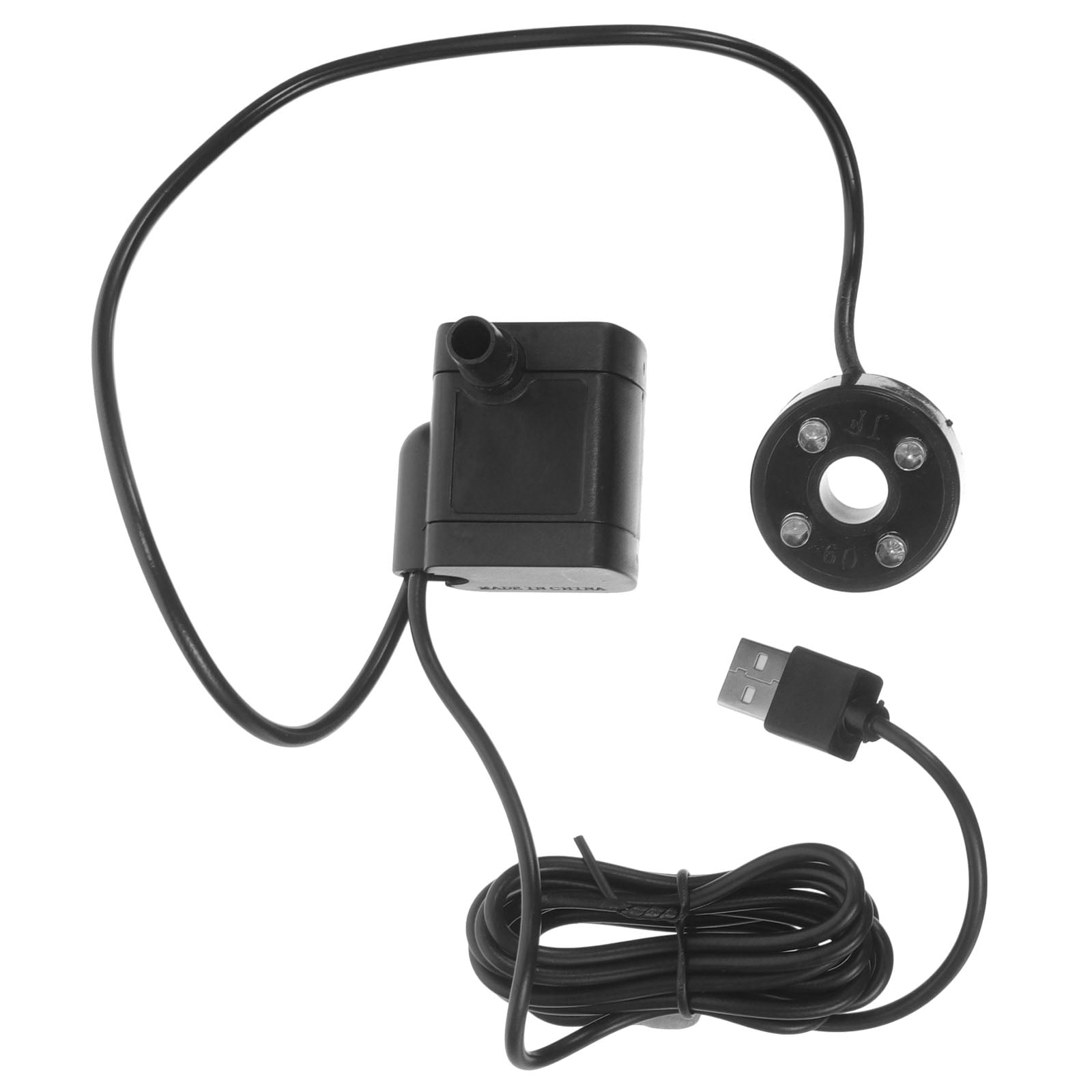 Submersible Water Pump Quiet Mini USB Aquarium Water Pump for Tabletop ...