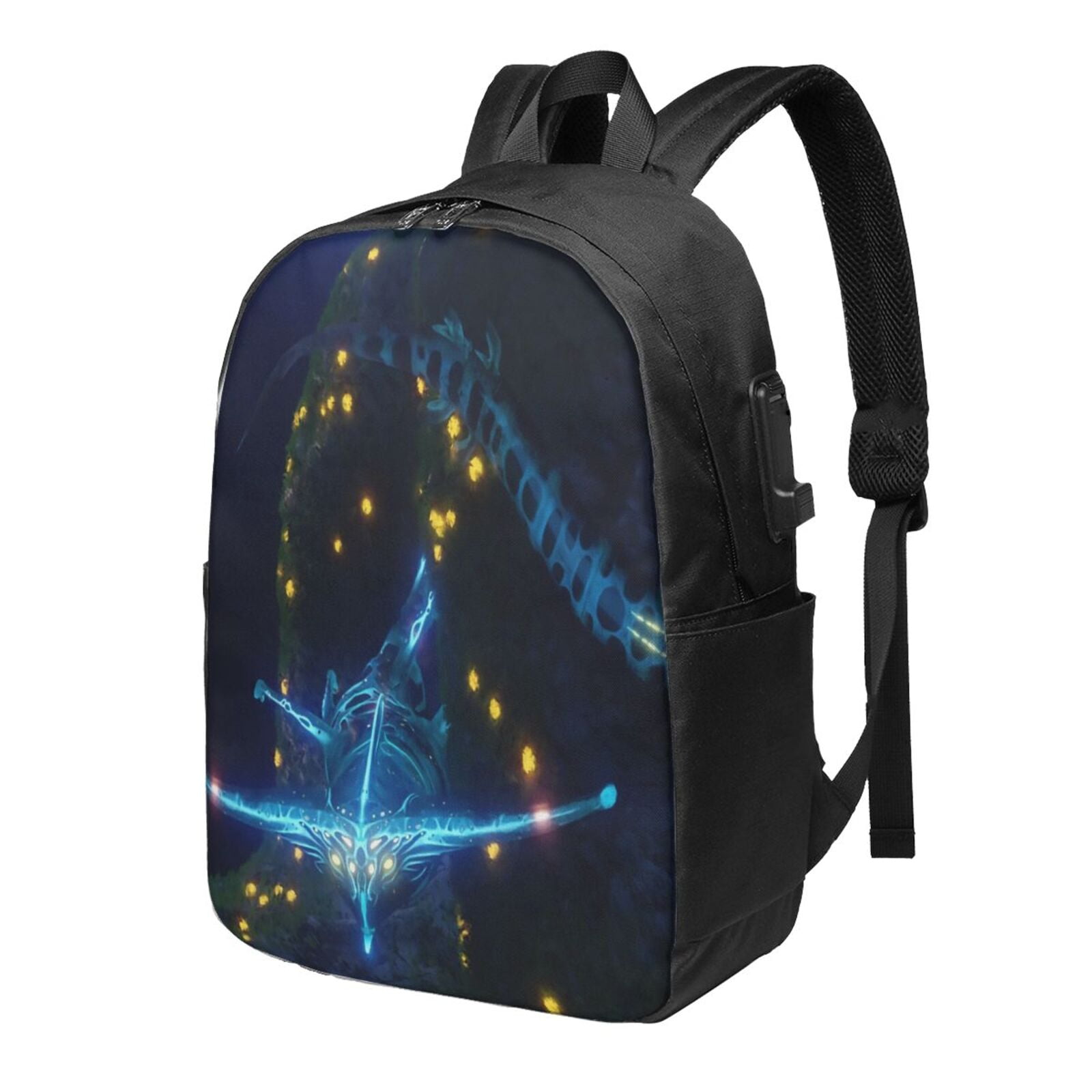 Subnautica - Ghost Leviathan Backpack Fashion Travel Backpack Laptop Backpack 17 Inch External ...
