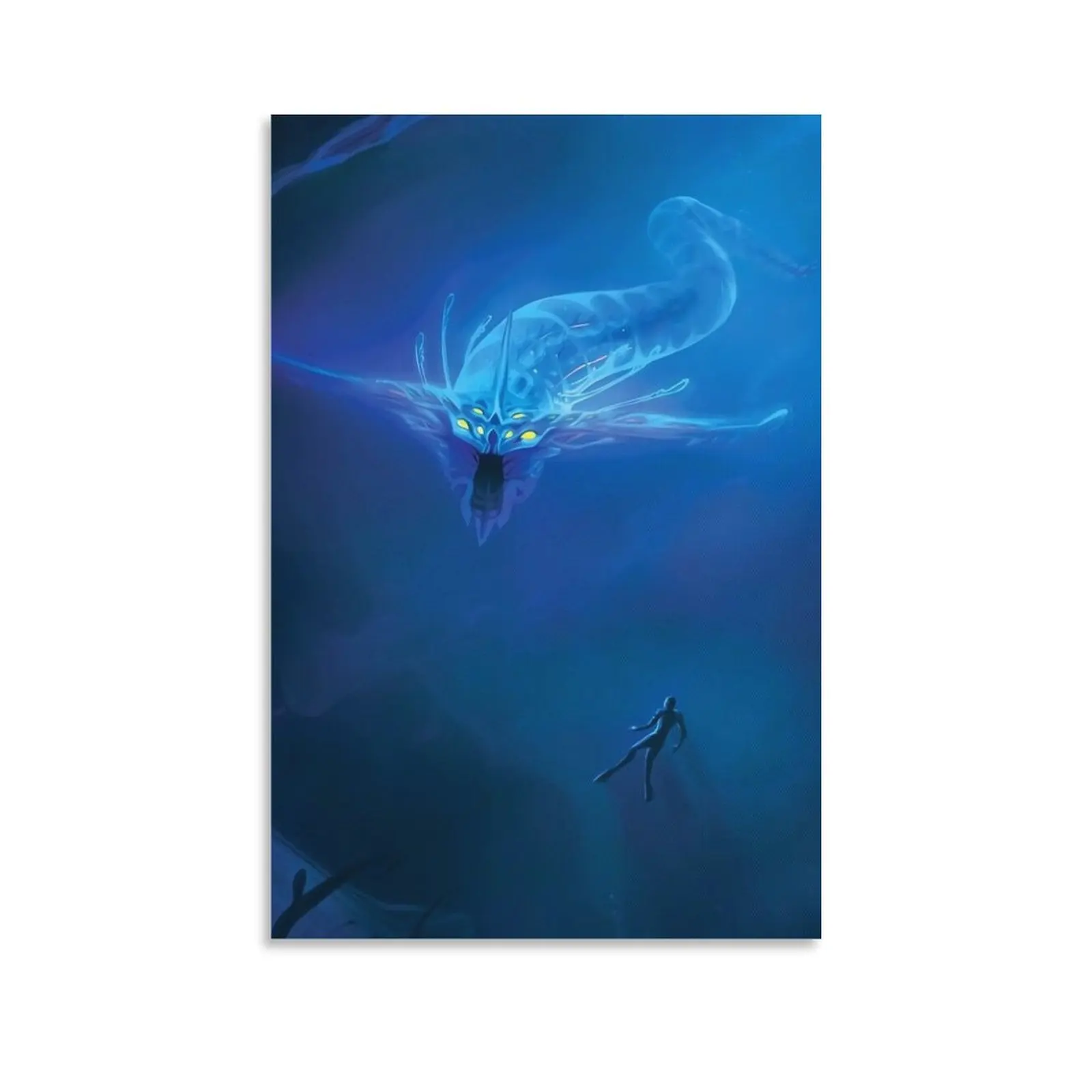 Subnautica - Leviathan Canvas Painting decoration for the room ...
