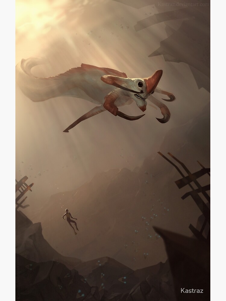 Subnautica - Reaper Leviathan Poster Framed-unframed - Walmart.com