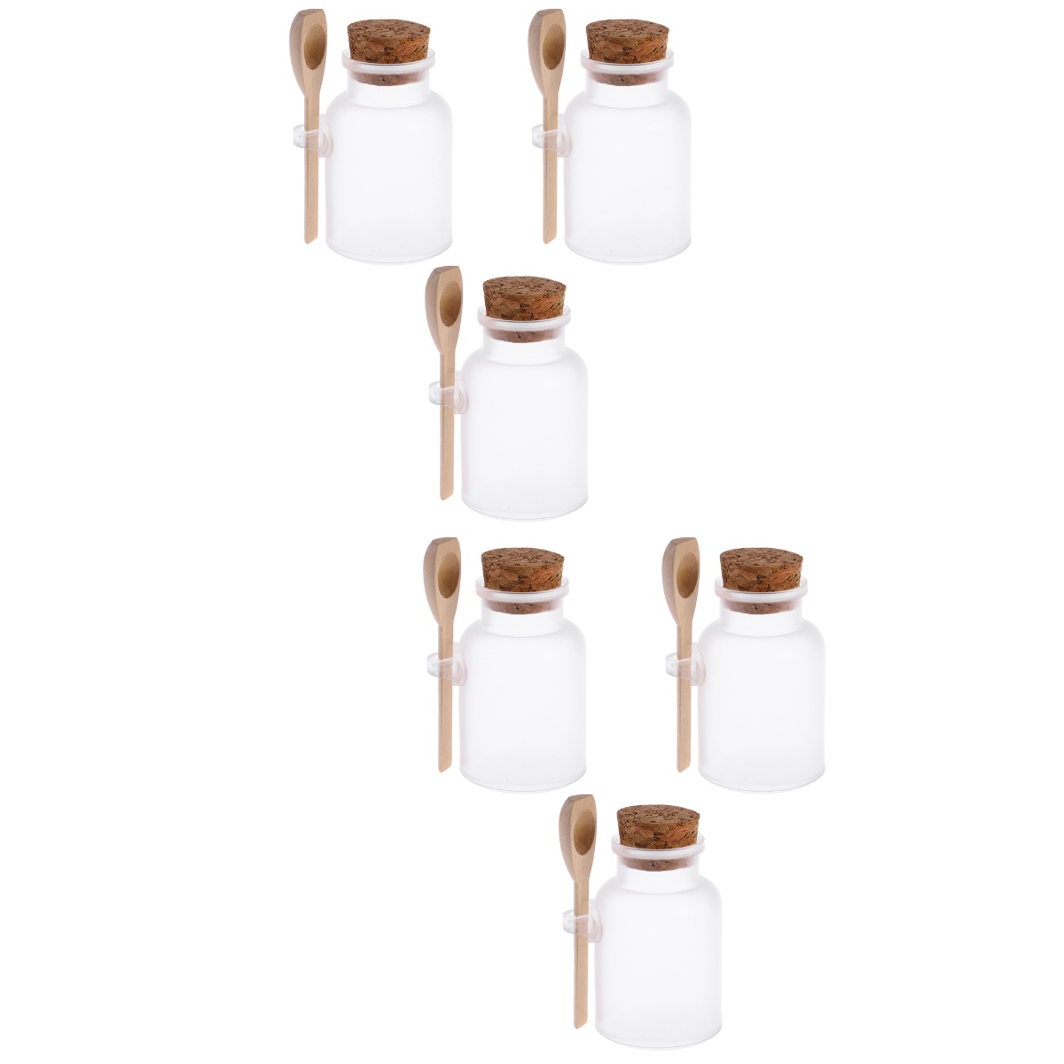 Subpackaging Bottle Bath Salt Container Sample with Cork Stoppers ...
