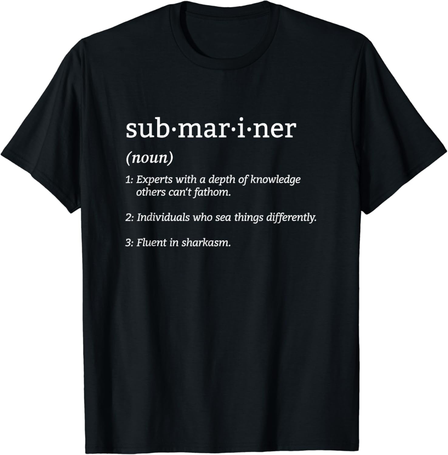 Subr Definition Submersible Nuclear-Powered Sub T-Shirt - Walmart.com