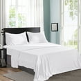 Subrtex 3-Piece Basic Bed Sheets Set, Deep Pocket Bedding Essentials for Home Bedroom, Hotel ...