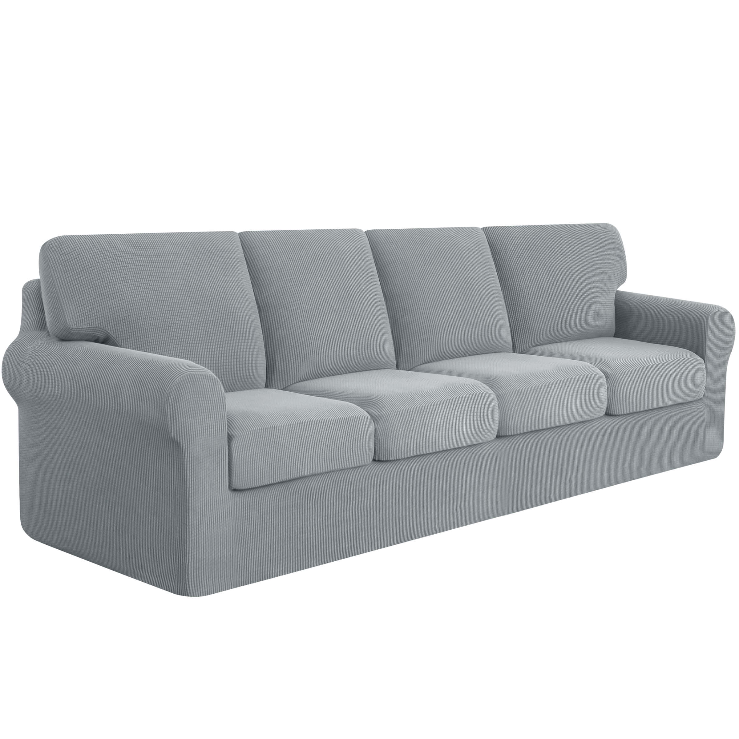 Subrtex Sofa Slipcover Sets 9 Pieces Stretch Couch Cover Backrest ...