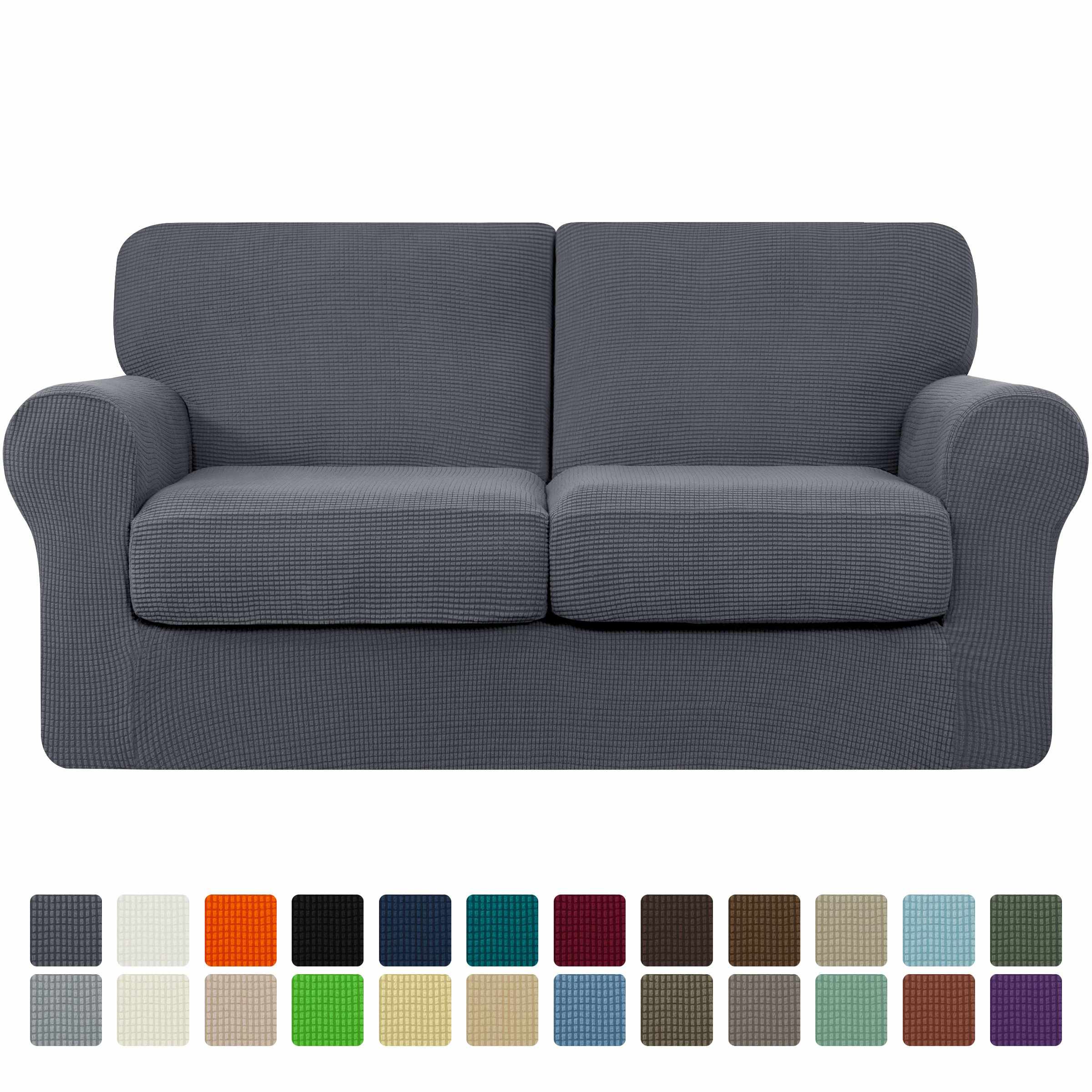 Subrtex Sofa Slipcover Sets 7 Pieces Stretch Couch Cover Backrest ...
