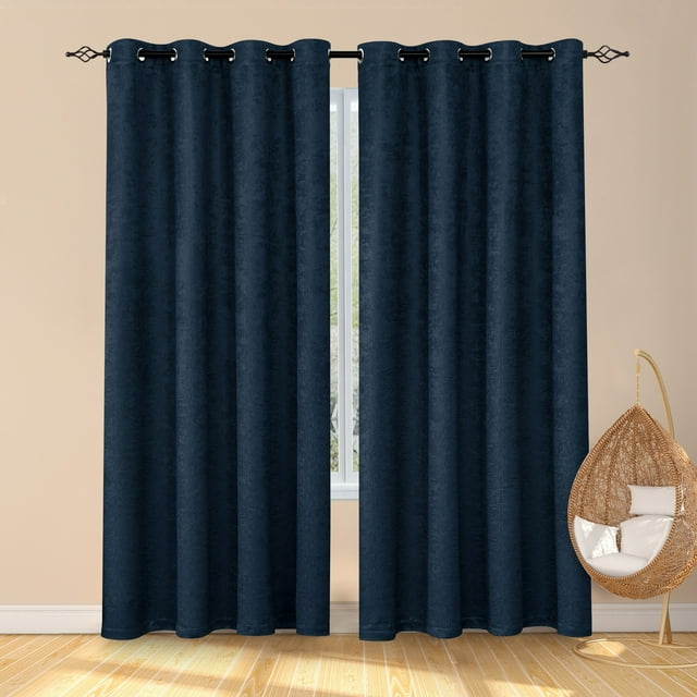 "Subrtex 2-Panel Thermal Insulated Blackout Curtains, Noise-reducing ...