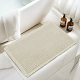 Subrtex Waffle Weave Bathroom Rug, Non Slips Bath Mat, Absorbent ...