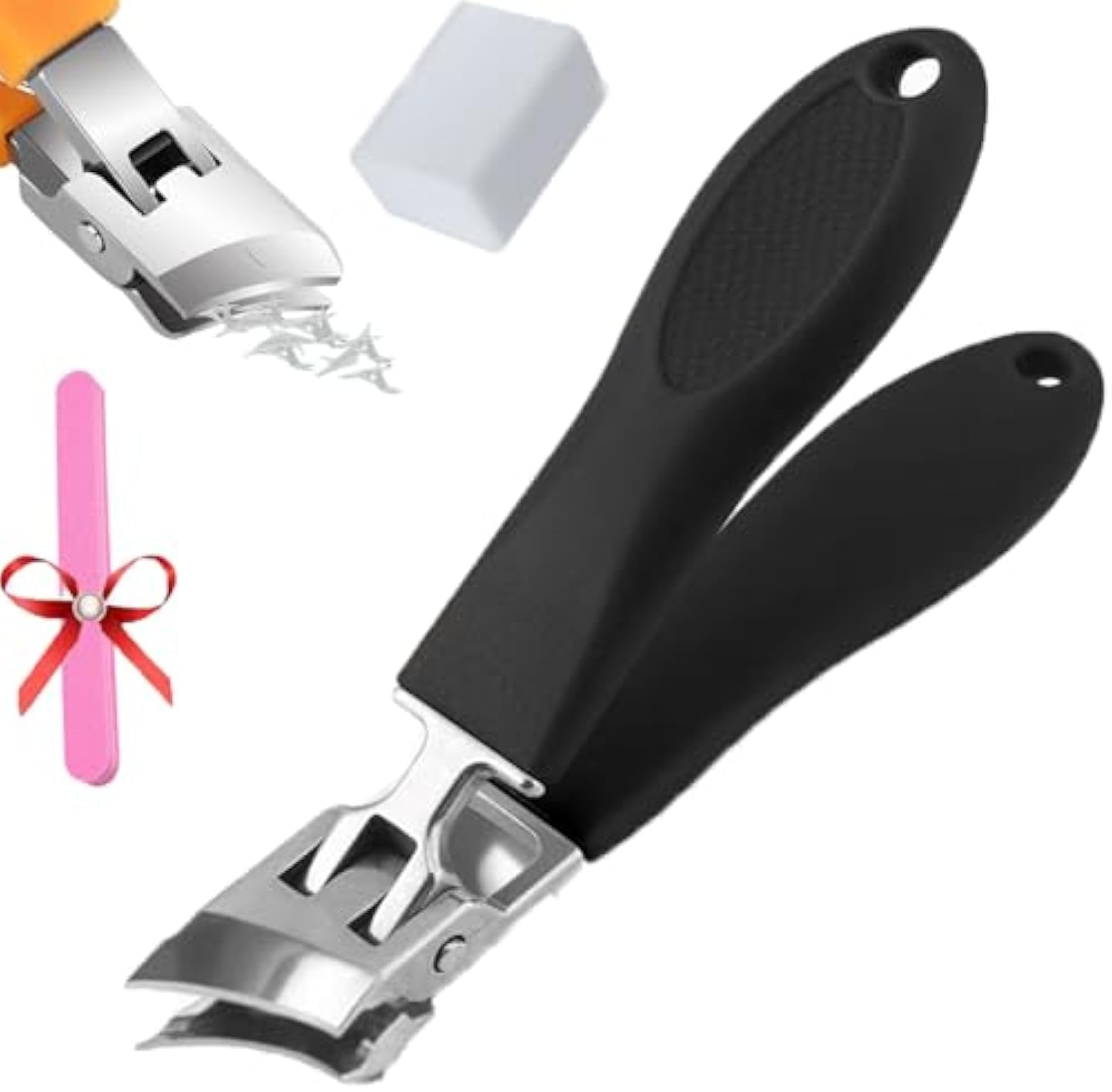 Subsistenceed Wide Jaw Opening Anti-Splash Slanted Nail Clipper,Long ...