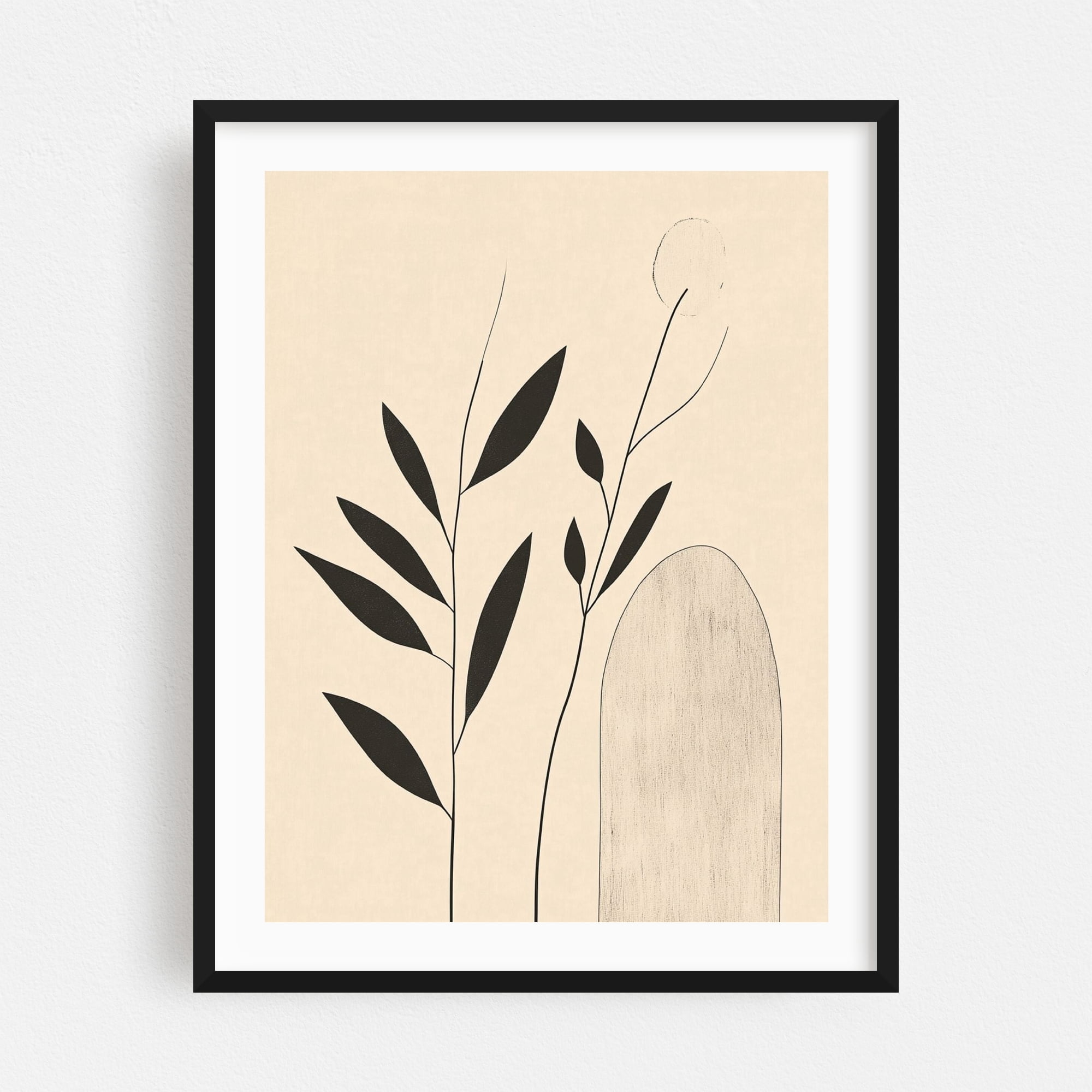 Subtle Floral Line Art - Line Drawing Minimalist Botanical Line Art ...