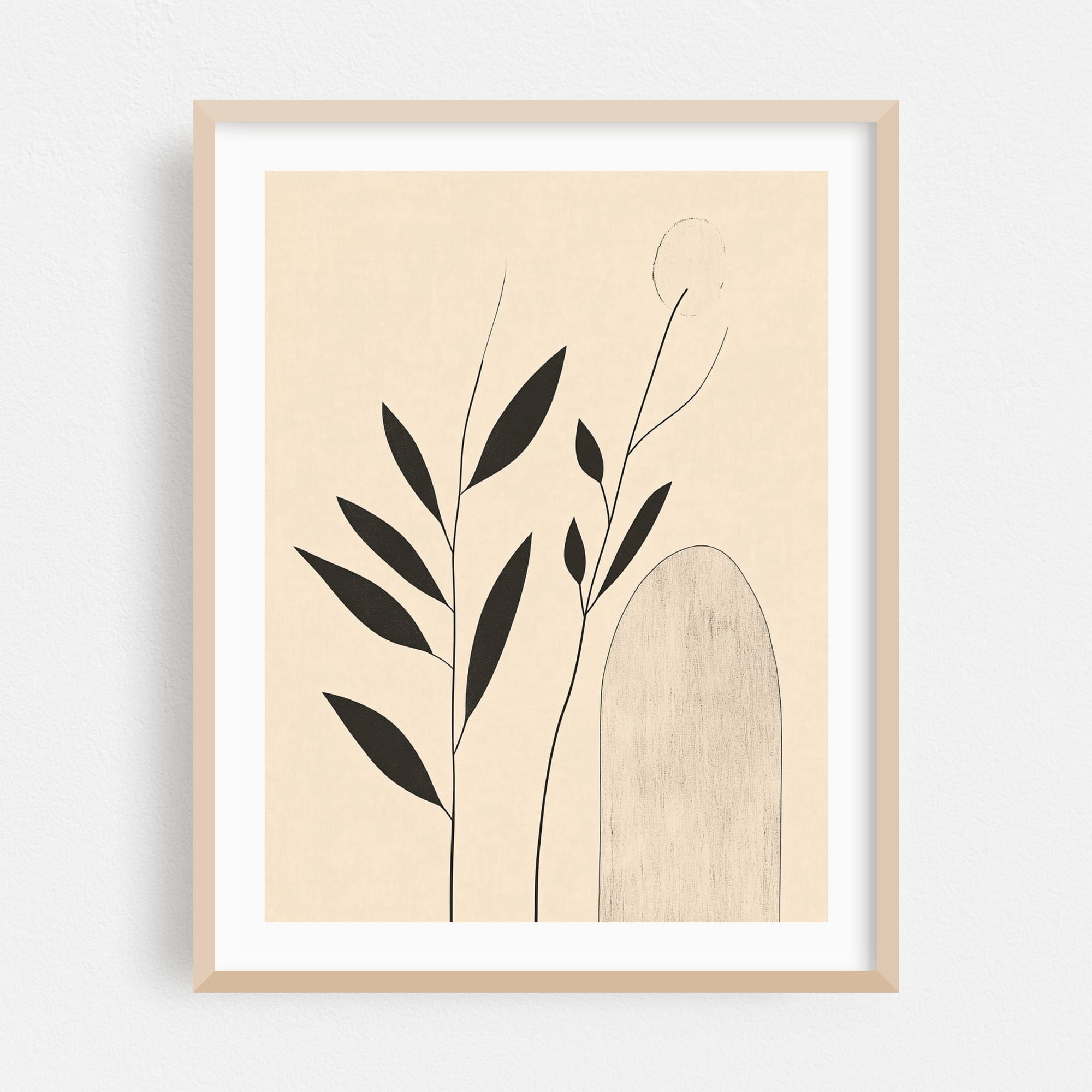 Subtle Floral Line Art - Line Drawing Minimalist Botanical Line Art ...