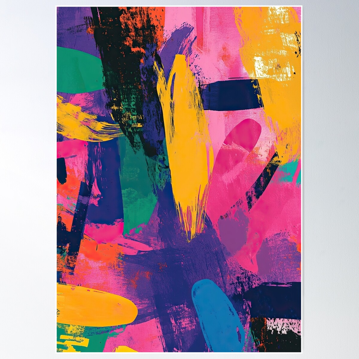 Subtle Rebellion Poster Wall Art, Modern Wall Decor For Living Room ...