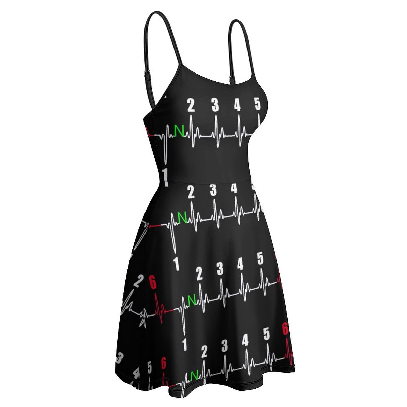 Subtle Trans Gradient Pride Flag Women's Sling Dress Unique Exotic ...