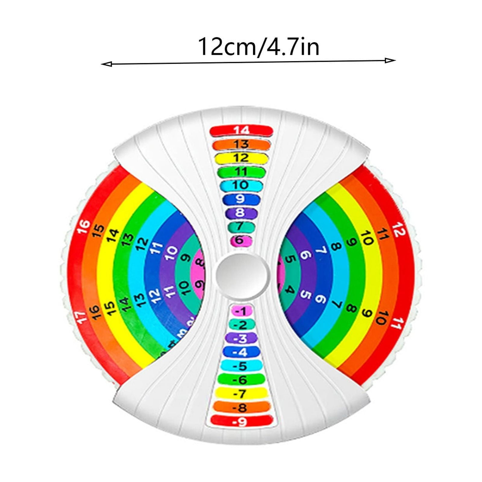 Subtraction Tool Math Fidget Spinner Toy with Rotating Number Panels ...