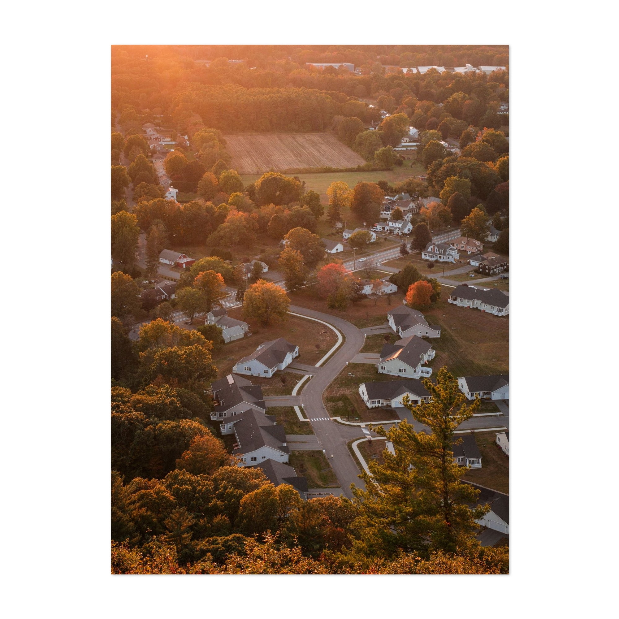 Suburbia from Mount Sugarloaf - Deerfield Massachusetts Photography ...